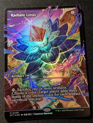Radiant Lotus - Foil - Showcase - DFT - MTG - NM - EN - 0406 | eBay