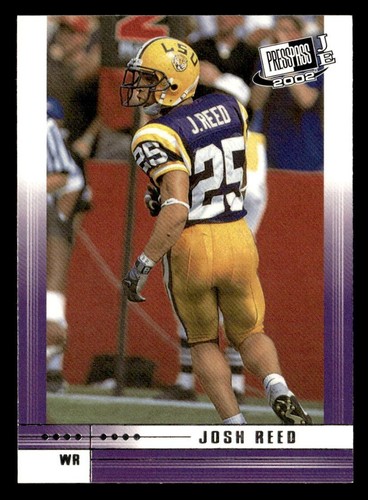 Josh Reed 2002 Press Pass JE Rookie Card #24 LSU Tigers | eBay