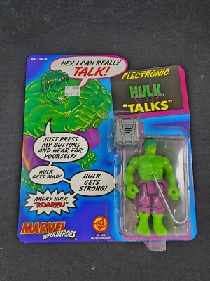 "Hey I Can Really Talk" Toy Biz Marvel Super Heroes " Hulk" 1991 | eBay