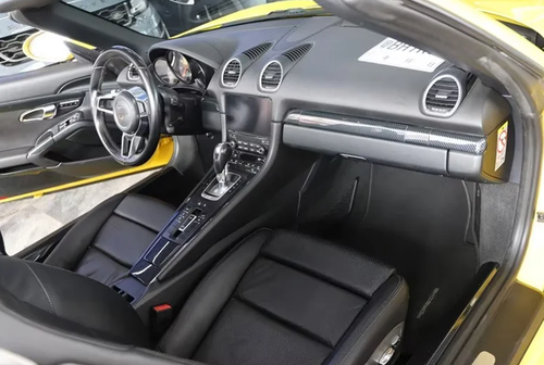 Carbon Fiber ABS Interior Accessories Cover Trim For Porsche 981 ...