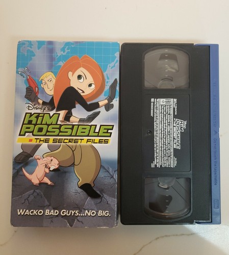 Kim Possible - The Secret Files (VHS, 2003, Paper Sleeve Packaging) for ...