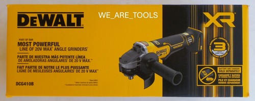 Dewalt DCG410B 20V Paddle Switch Angle Grinder 4 1/2 - 5" Cordless ...