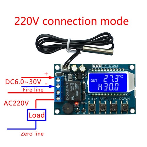 XY-T01 Digital High Precision Thermostat Heating Temperature Controller ...