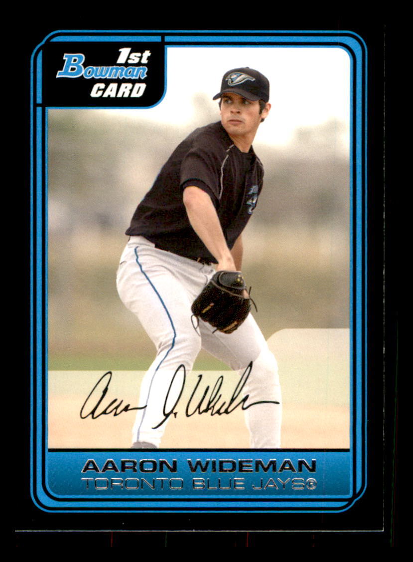2006 Baseball Bowman Aaron Wideman Toronto Blue Jays #B97 2 | eBay