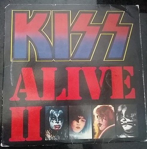 Kiss Alive II Vinyl 1ST 1977 NBLP-7076-1 -2 OG Gatefold First LP Cutout ...