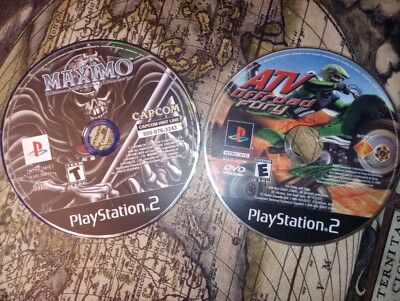 Maximo Ghosts to Glory & ATV Off Road Fury PlayStation 2 PS2 Disc Only ...