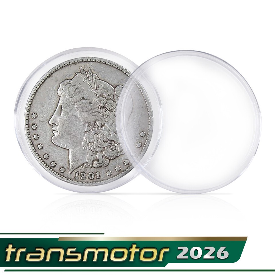 25 Direct Fit Airtight 30.6mm Coin Holders Capsules For JFK HALF DOLLAR ...