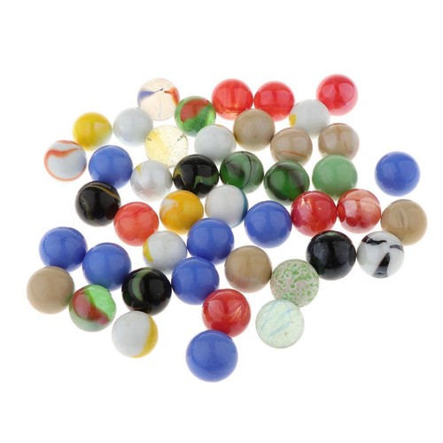 45pc Marbles Ball Toy Chinese Checkers Glass Bead Kid Party Bag Filler ...