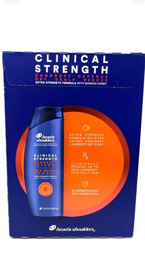 Head & Shoulders Clinical Dandruff Defense + Dry Scalp Rescue Shampoo ...