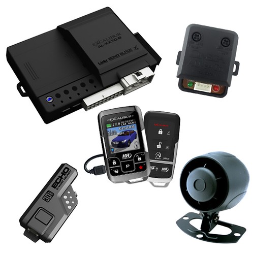 Excalibur Remote Start & Car Alarm System w/ 1 Mile Range Color LCD 2 ...
