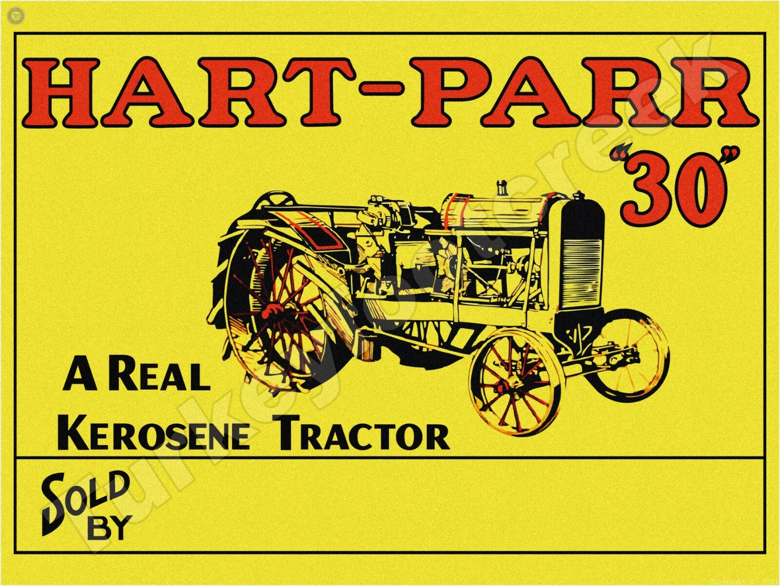 Hart Parr 30 Kerosene Tractor 9" x 12" Metal Sign | eBay