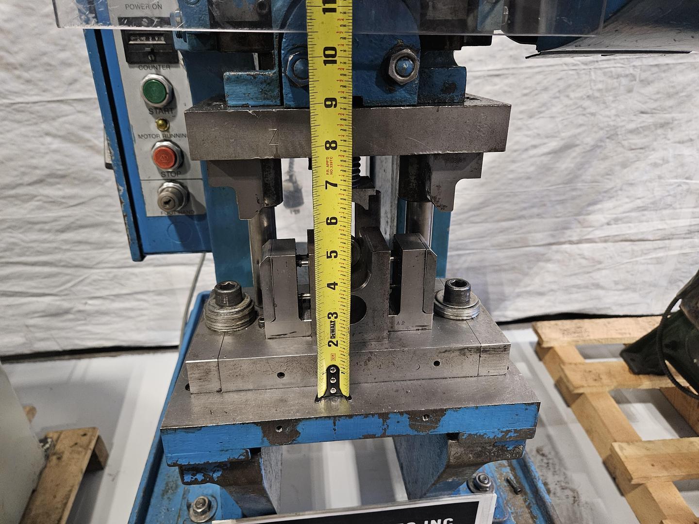 Kenco 10 Ton Bench Press 460 Volts Crimping Stamping Steel Brass | eBay