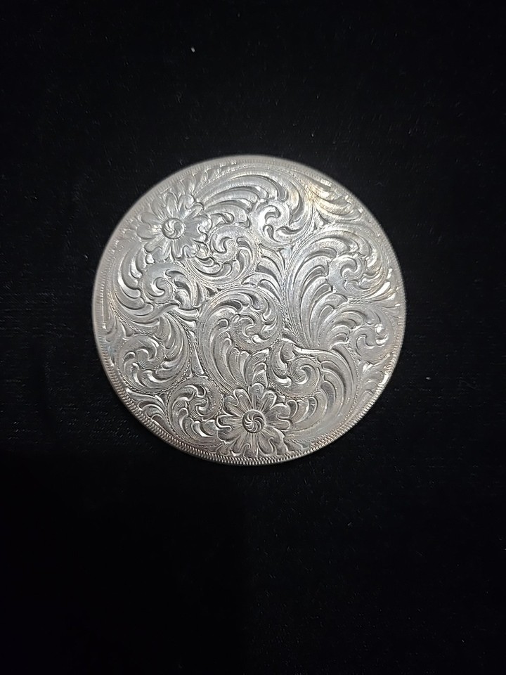 Vintage Engraved Chewing Tobacco Lid Copenhagen Skoal Chew Snuff ...