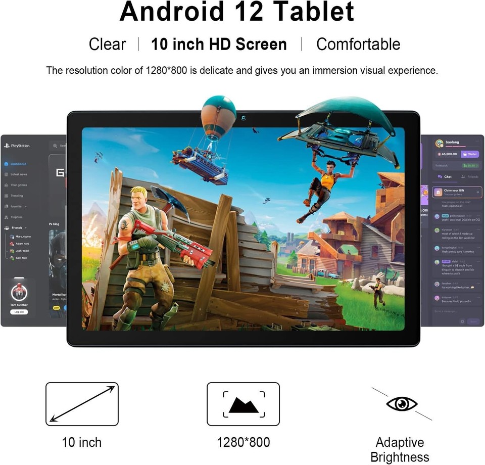 Smart Life MB1001 Within Reach 10.1" 64 GB SSD 6GB RAM Gray WIFI Tablet ...