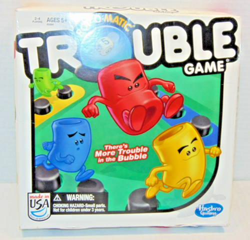 Pop-O-Matic Trouble Kids Board Game, Family Games for 2-4 Players | eBay