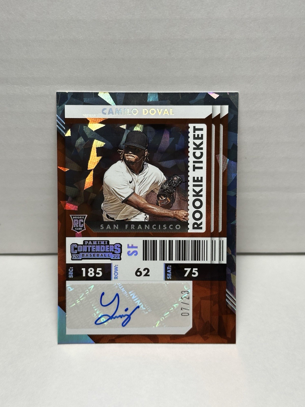 2022 Panini Chronicles - Contenders Rookie Ticket Camilo Doval #53 ...