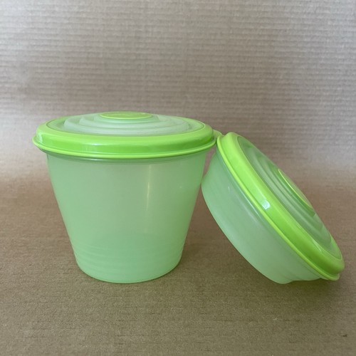 Tupperware Stuffables Bowls Set of 2 Mini Containers Expanding Seal ...
