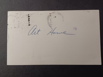 Art Howe Signed Government Postcard GPC - Pirates, Astros, Cardinals ...