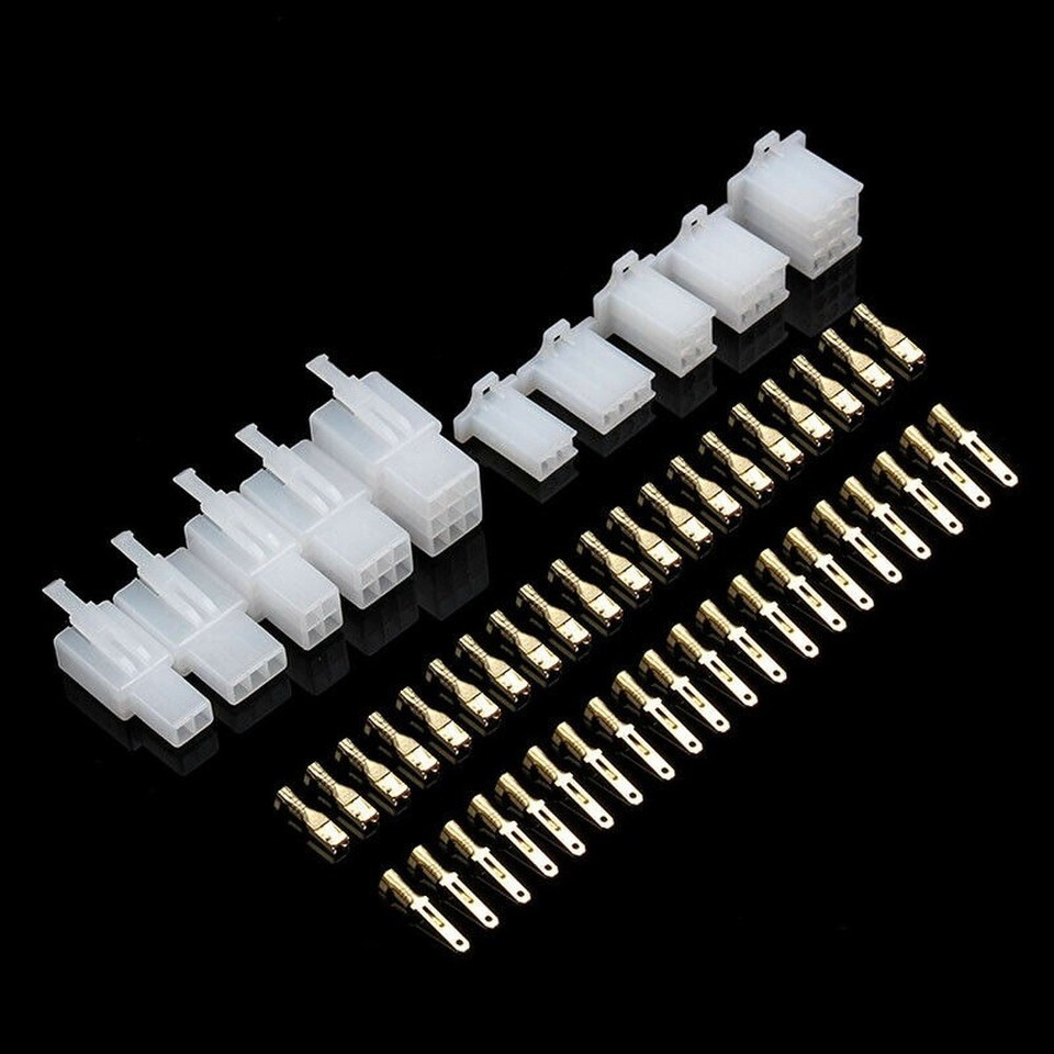 580x Automotive Wire Connector 2/3/4/6/9 Pin Male Female Cable Terminal ...