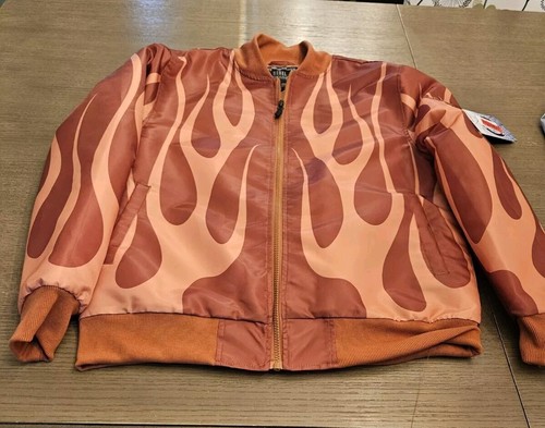 Rebel Vengeance Bomber Jacket Art Print Full Zip Size Medium | eBay