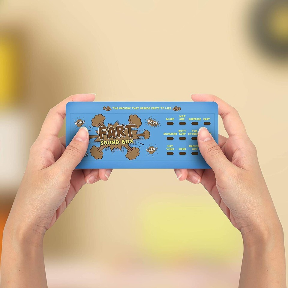 Handheld Fart Machine Sound Box - 12 TOTAL Fart Sounds - Gag Prank Joke ...
