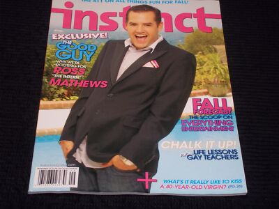 2007 SEPTEMBER INSTINCT MAGAZINE - ROSS MATHEWS FRONT COVER - H 5678 | eBay