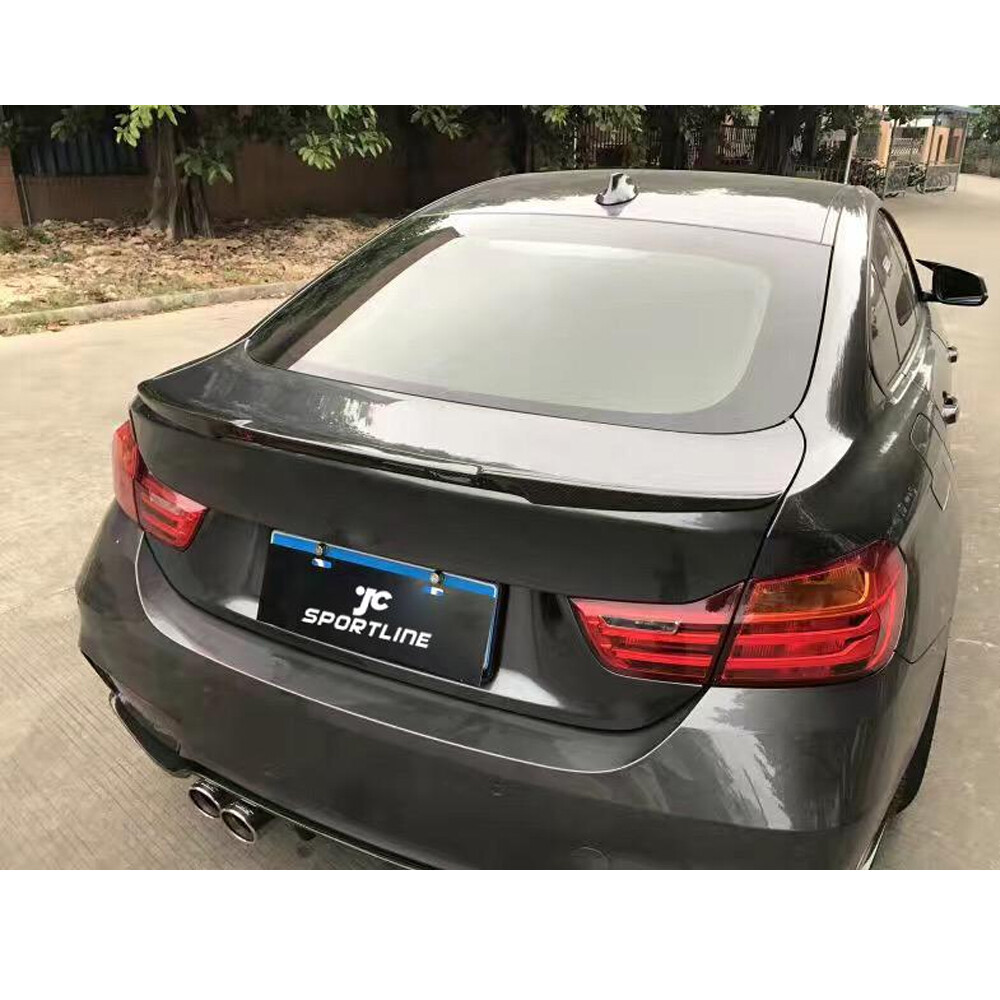 For BMW 4 Series F36 Gran Coupe 2013-19 Carbon Fiber Rear Trunk Spoiler ...