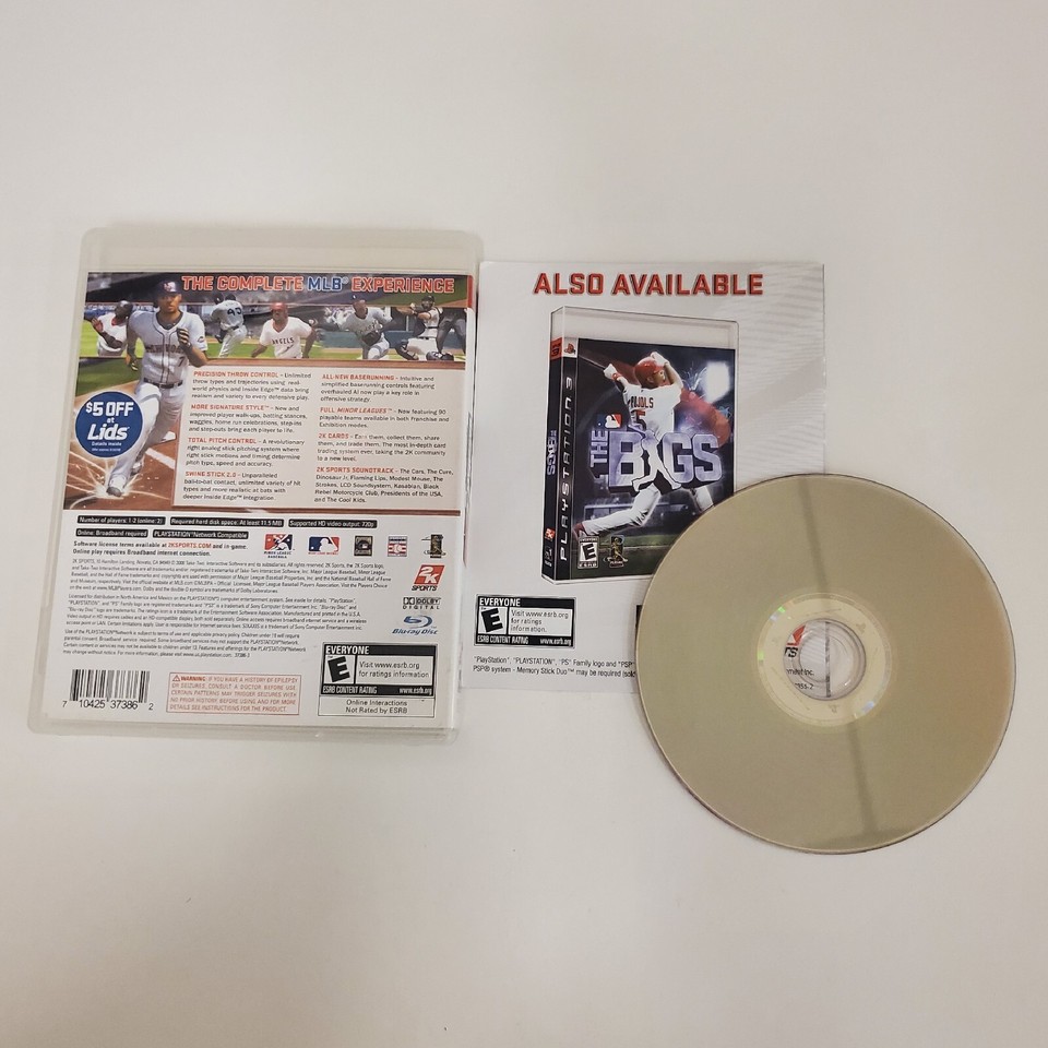 Major League Baseball 2K8 PS3 PlayStation 3 Complete w/ Manual MLB | eBay