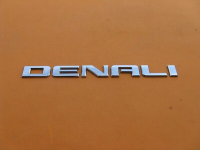 GMC SIERRA YUKON DENALI REAR CHROME EMBLEM LOGO BADGE SIGN SYMBOL USED ...