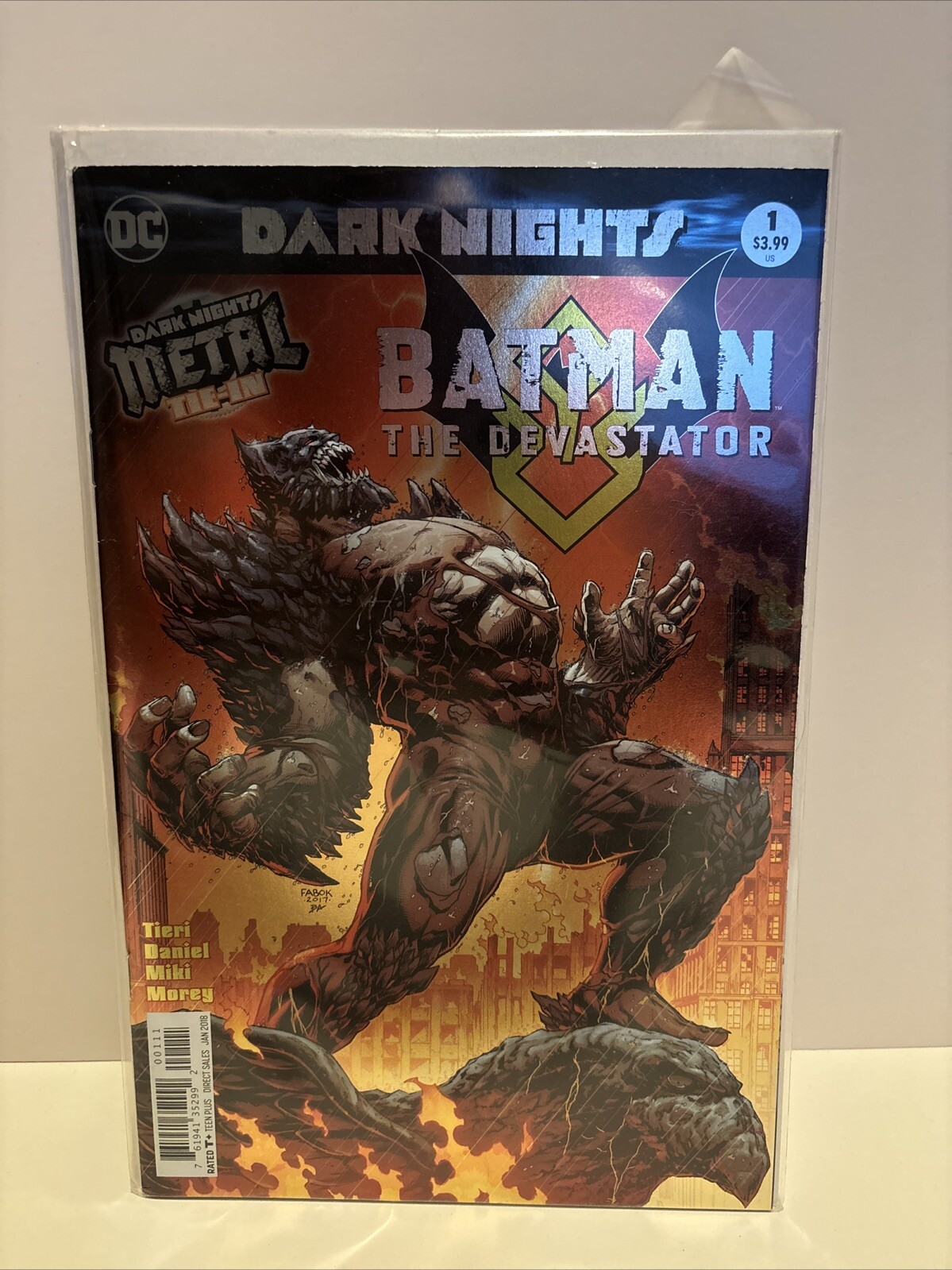 DC Comics 2018 Dark Nights Batman The Devastator 1 Metal Tie-In ...