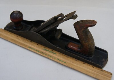 DUNLAP Vintage Woodworkers Smoothing Wood Plane, 14" Long, Made in USA ...