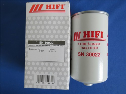1 x HIFI SN 30022 Kraftstoff Filter - Hengst H 296 WK - DAF 1618993 ...