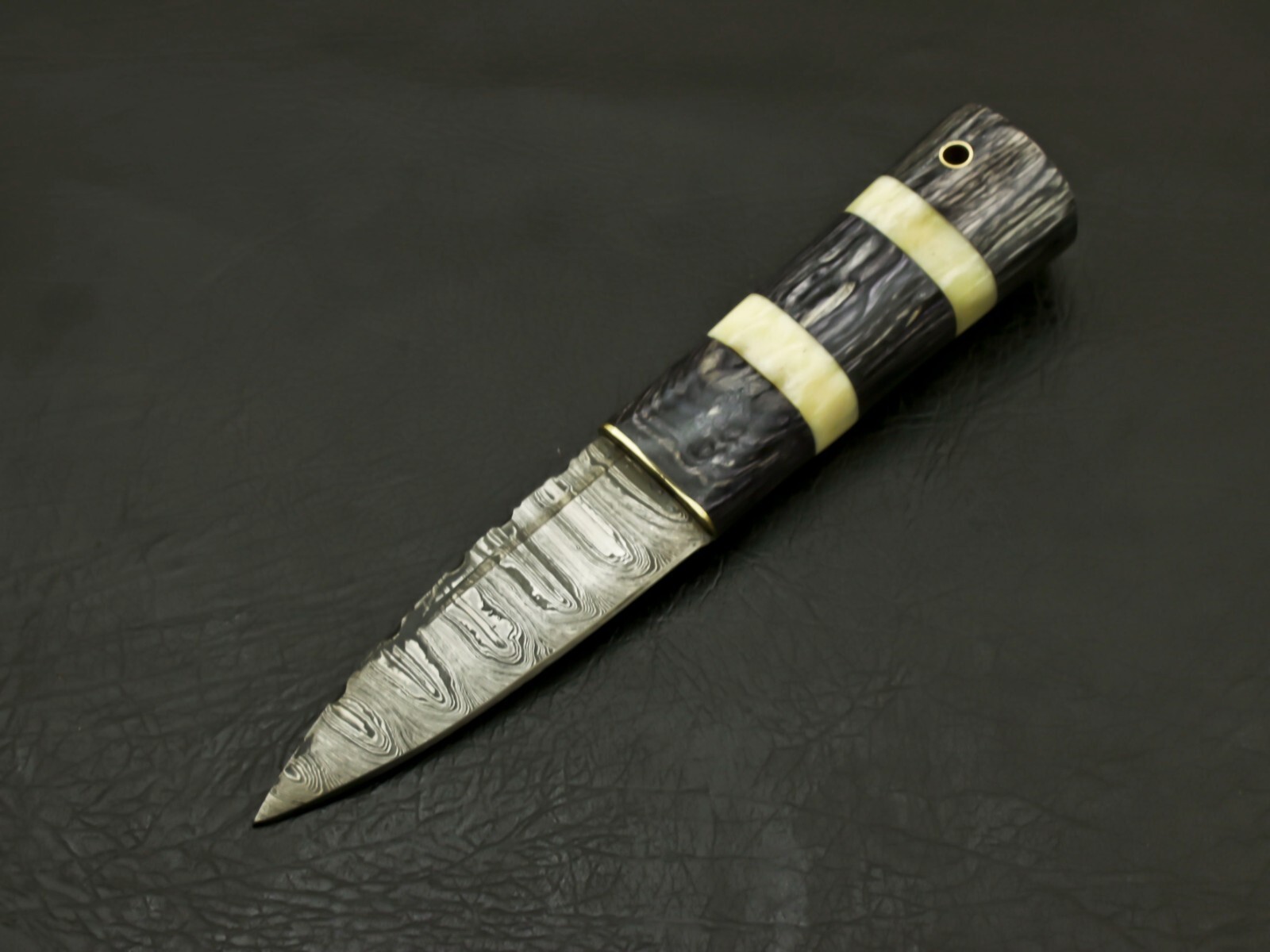 Celtic Scottish - Genuine Damascus Sgian Skean Dubh Dirk Dagger 8 ...