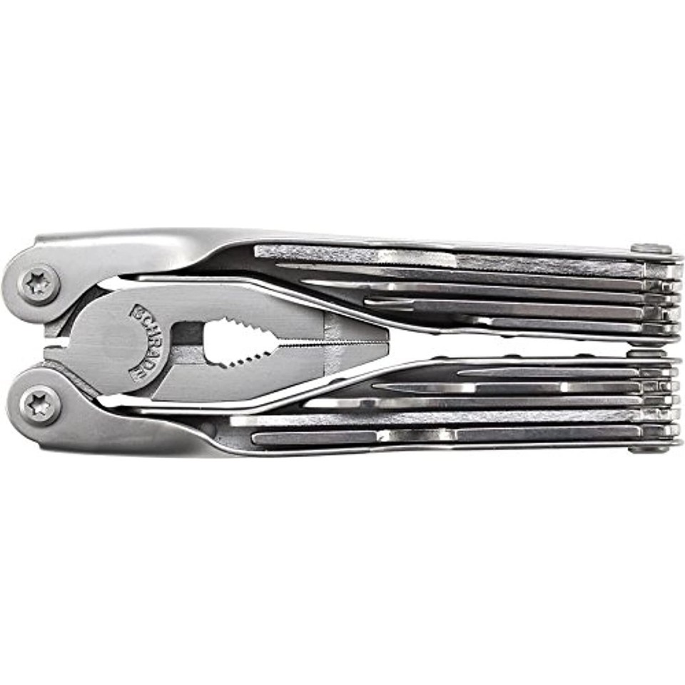 Schrade ST1N 7in Stainless Steel 21 Piece Tough Multi-Tool with Can ...