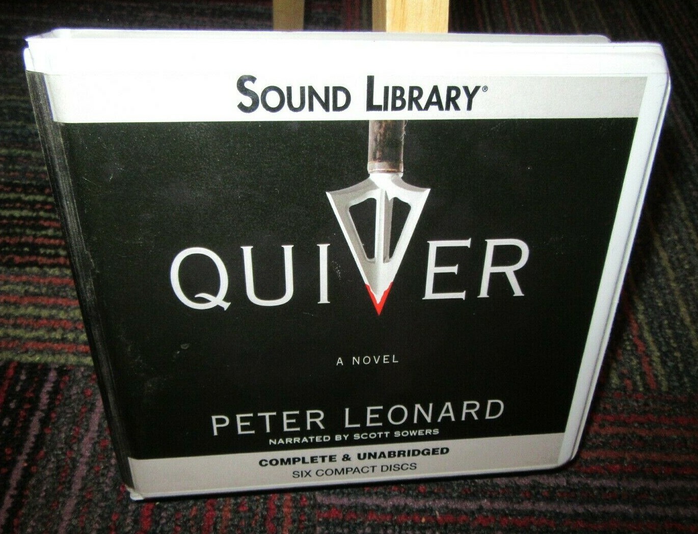 QUIVER 6-DISC CD AUDIOBOOK BY PETER LEONARD, READ BY SCOTT SOWERS, BBC ...