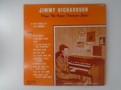 Jimmy Richardson Plays the Organ Tennessee Style Marcile 165 NM | eBay