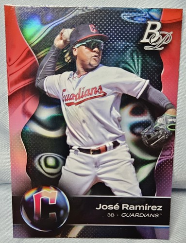 2023 BOWMAN PLATINUM Jose Ramirez #95 Baseball GUARDIANS Baseball Card ...