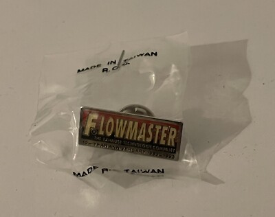 FLOWMASTER HAT LAPEL PIN 1983 - 1993 10th ANNIVARSARY NEW MINT NEVER OPENED | eBay