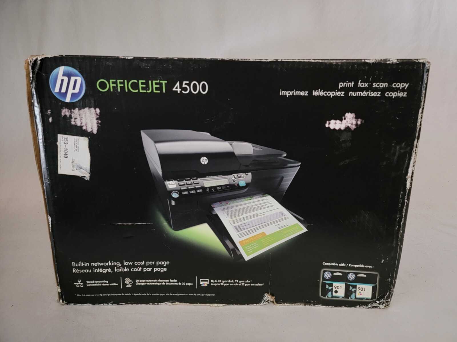 HP OfficeJet 4500 All-In-One Inkjet Printer for sale online | eBay