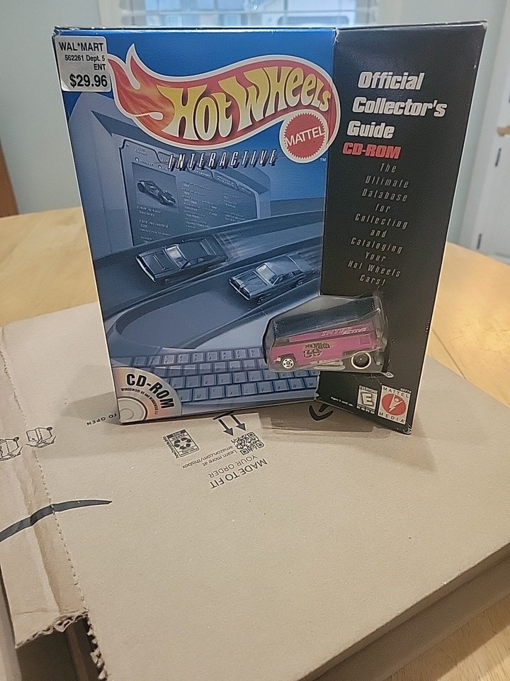 Hot Wheels Interactive Cd-rom VW Drag Bus Official Collector's Guide Cd ...
