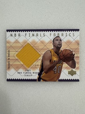 Greg Foster 2001-02 Upper Deck NBA Finals Fabrics SP Game Worn Jersey ...