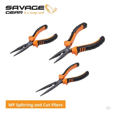 Savage Gear MP Split Ring & Cut Pliers - Pike Bass Trout Salmon Sea ...