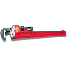31015 #12 12"" 2"" Capacity Straight Pipe Wrench Ridge Tool Company ...