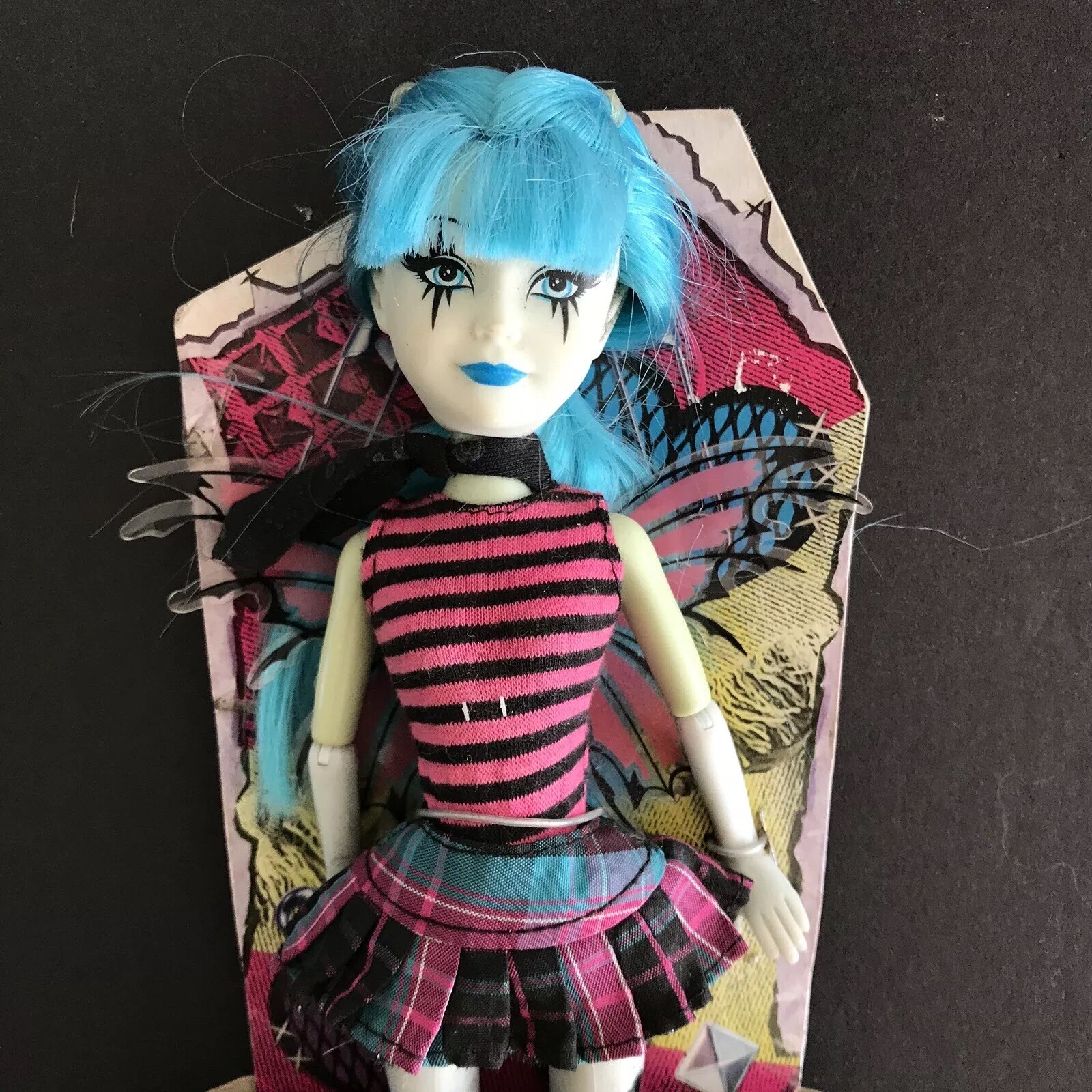 PIXY PUNK DOLL Pretty'N'Punk Blue Hair & Ankle boots - Brand New! | eBay