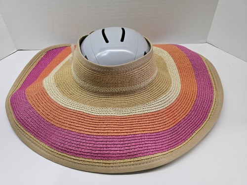 Croft & Barrow Women's Wide Brim Packable Sun Hat Summer Beach One Size ...