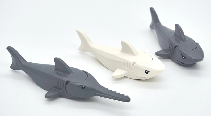 LEGO OCEAN ~ Animal Fish Shark Sea Turtle Octopus Lobster Seaweed Coral ...