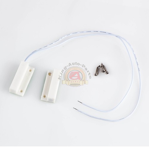 WHITE MAGNETIC SWITCH SELF ADHESIVE NORMALLY CLOSED DOOR LOCK CONTACT ...