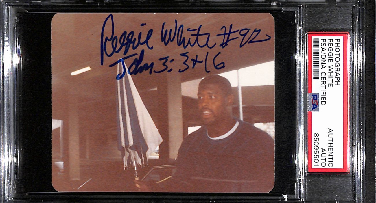 Reggie White Autographed Memorabilia | Signed Photo, Jersey ...