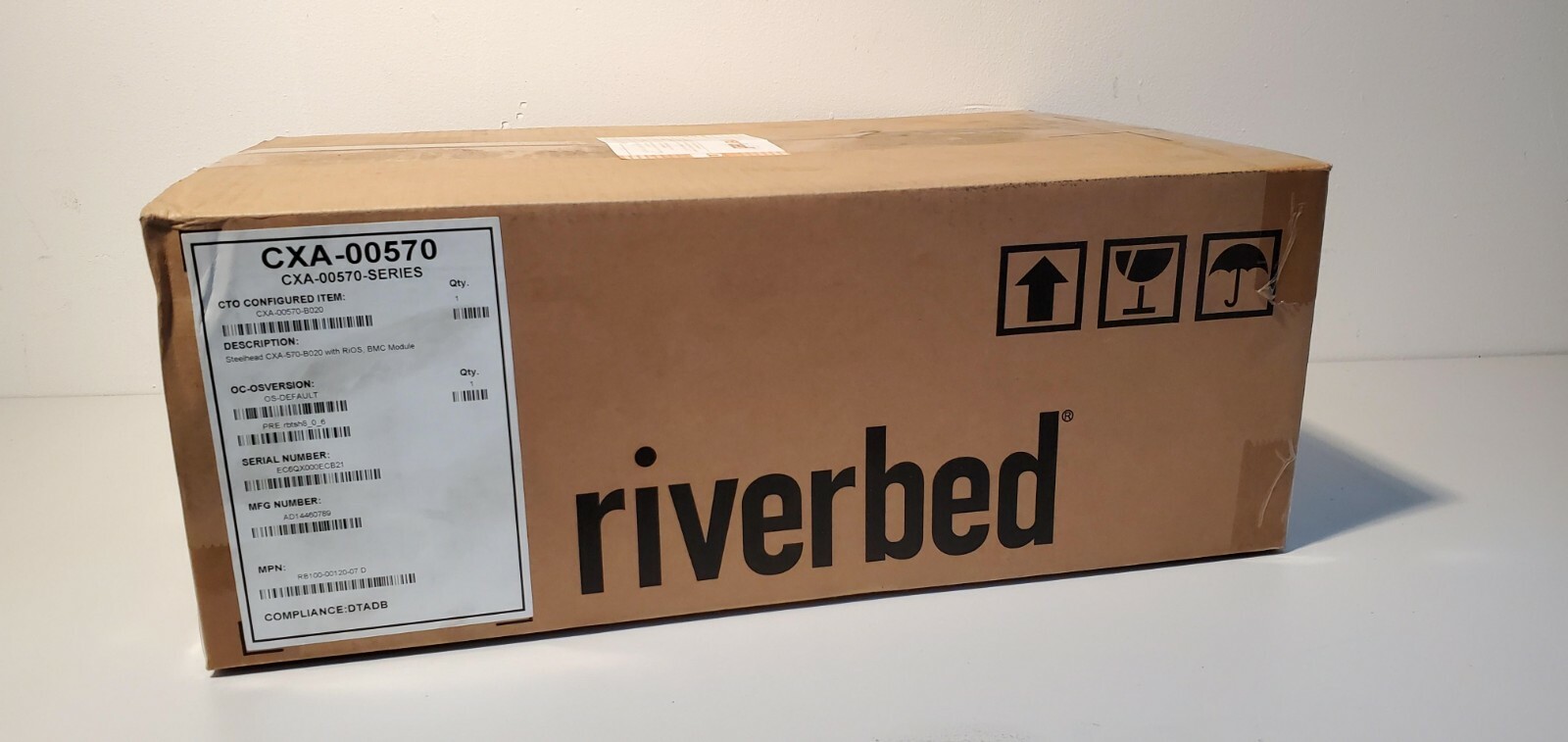 Riverbed SteelHead CXA-00570 B020 With RiOS, BCM Module - BRAND NEW | eBay