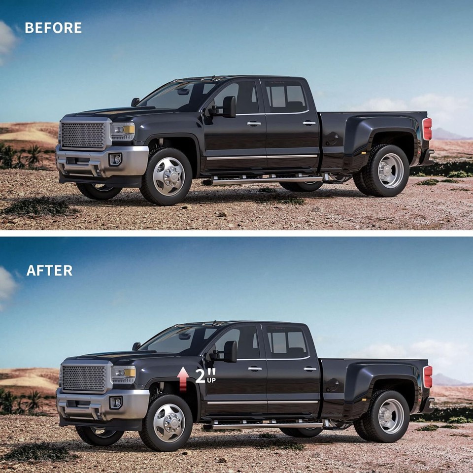 2inch Front Leveling Lift Kit for 2007-2022 Chevy Silverado 1500 GMC ...